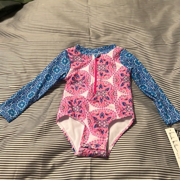 Nicole Miller | Swim | Toddler Rash Gard Swim Suit Nicole Miller | Poshmark